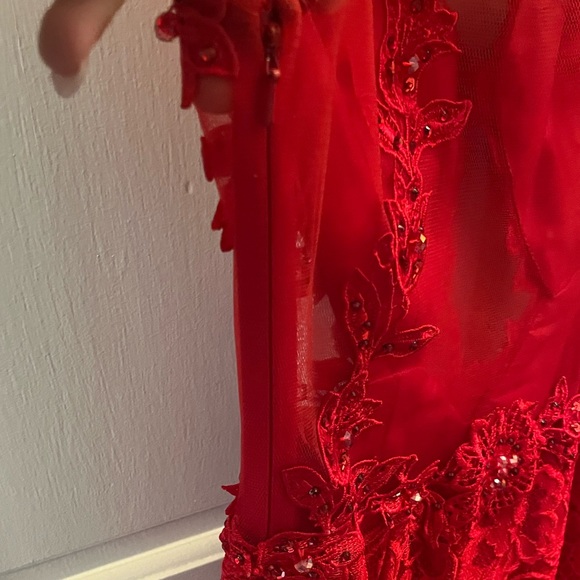 Temptations | Dresses | Temptation Red Prom Dress | Poshmark